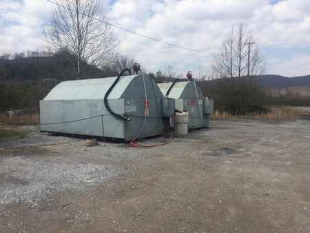 6,000 Gallon Single Wall Tank Within Enclosed Secondary Containment