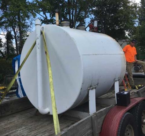 1,000 Gallon Double Walled Above Ground Fuel Storage Tank | UL 142