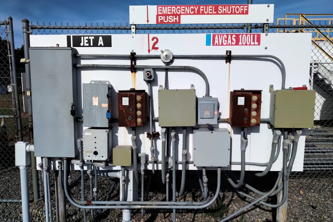 SOLD - 10,000 Gallon Vertical - Above Ground Aviation Fueling System