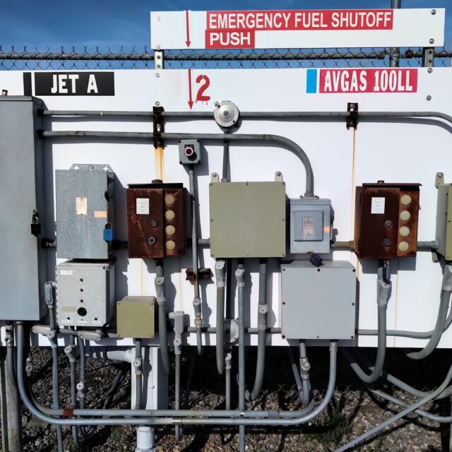 SOLD - 10,000 Gallon Vertical - Above Ground Aviation Fueling System