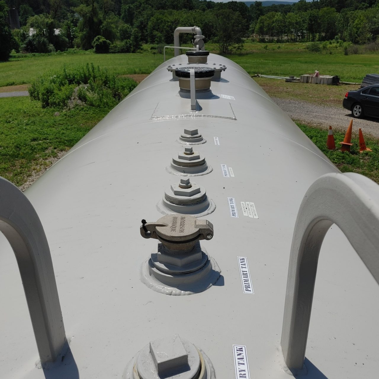 SOLD - 8,000 Gallon Above-ground Fuel Storage Tank UL2085 (NEW!)