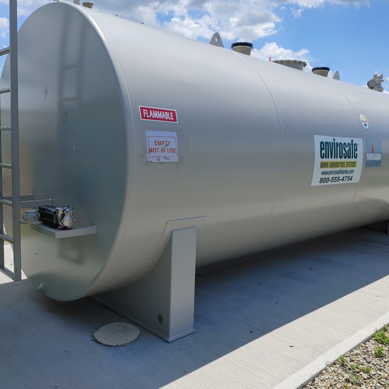 SOLD - 8,000 Gallon Above-ground Fuel Storage Tank UL2085 (NEW!)