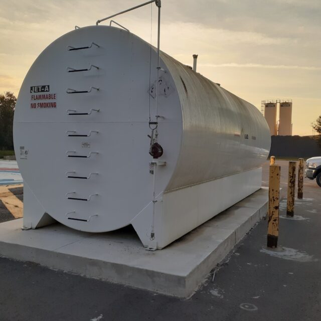SOLD - Used 12,000 Gallon Jet-A UL142 Above-ground Fuel System