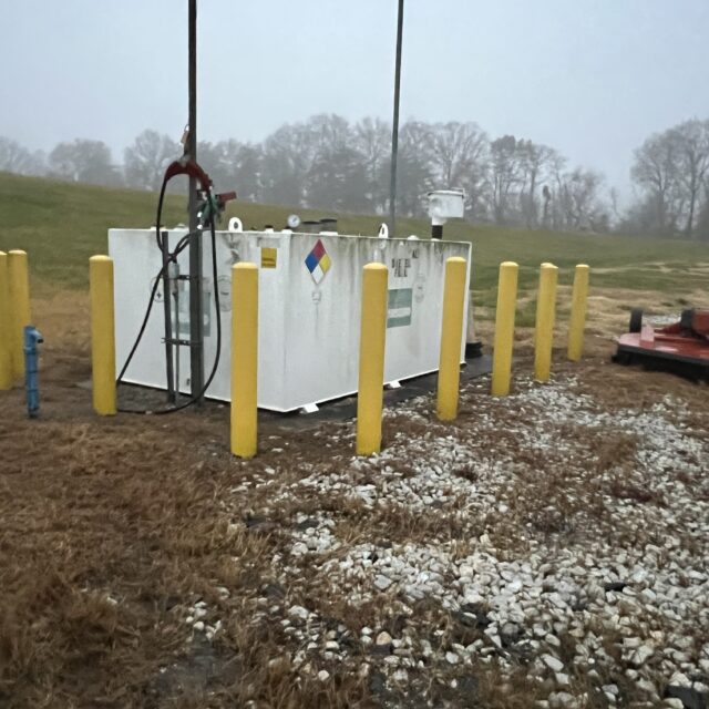 SOLD - Used 2,000 Gallon Above-Ground Fuel Storage Tank UL 2085