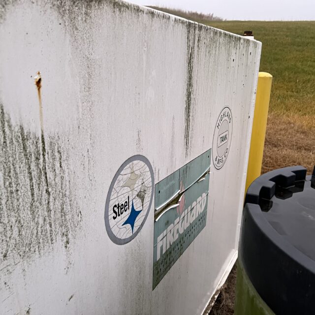 SOLD - Used 2,000 Gallon Above-Ground Fuel Storage Tank UL 2085