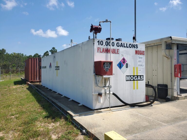 SOLD - Used 10,000 Gallon Above-Ground Fuel Storage Tank UL 2085