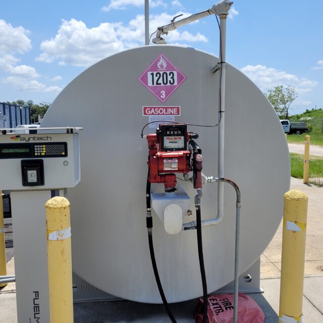 SOLD: Used 4,000 Gallon UL-2085 Fireguard Above-Ground Fuel System