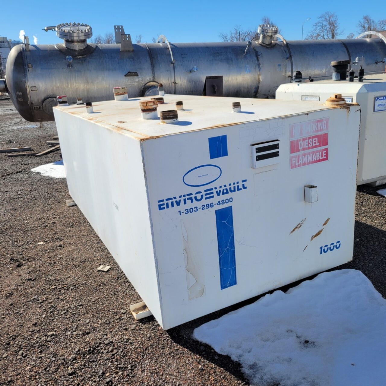 Sold - Used 1,000 Gallon UL-2085 Above-Ground Fuel Storage Tank