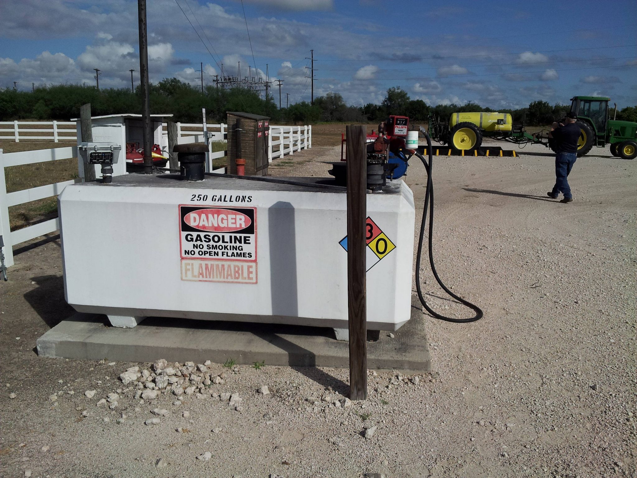 Used 250 Gallon UL-2085 Above-Ground Fuel Storage Tank