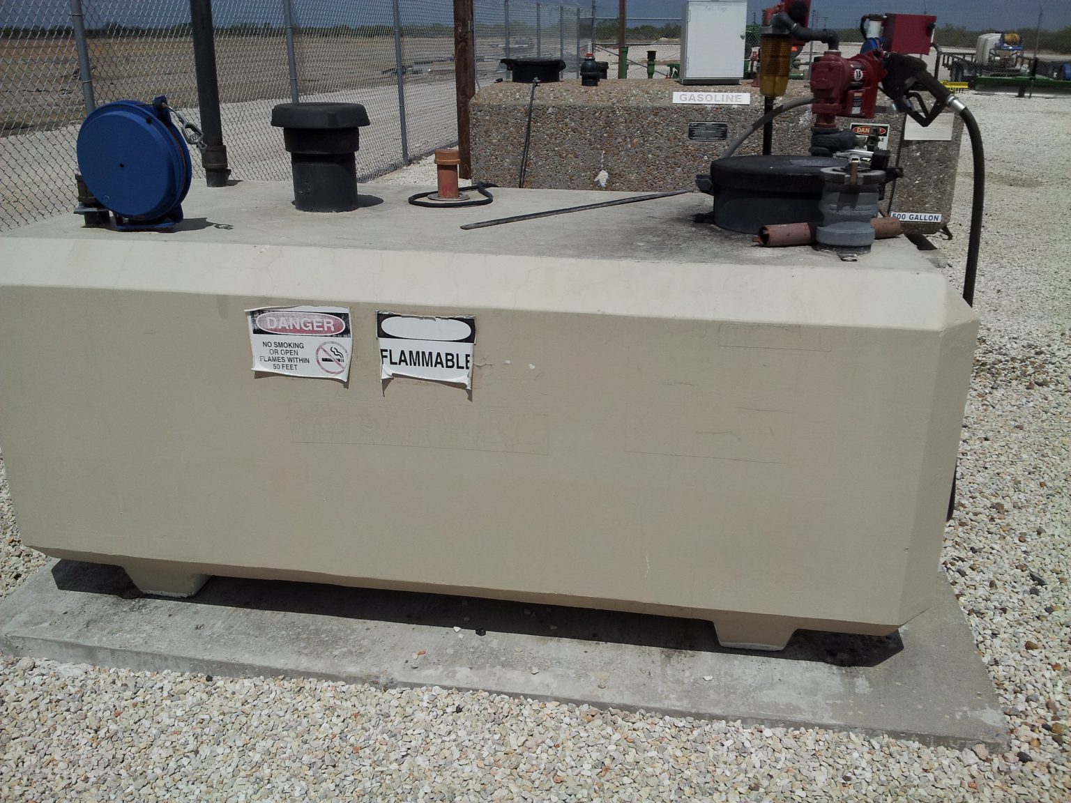 Used 250 Gallon UL-2085 Above-Ground Fuel Storage Tank