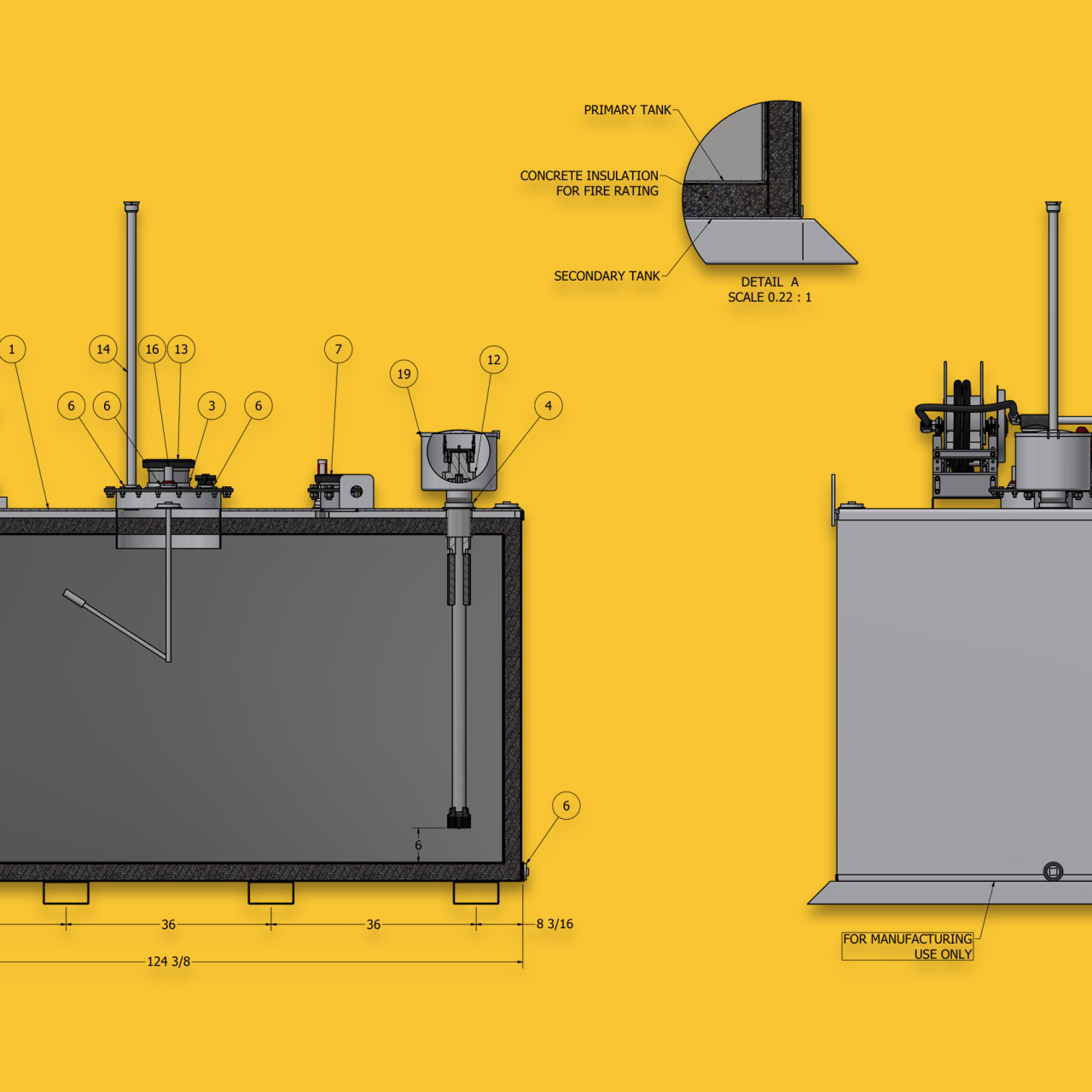 2,000 Gallon Fuel Tank | Turn-key